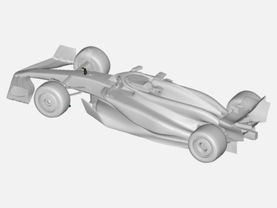 F1 car aerodynamics by ayaan_batra20 | SimScale