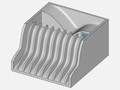 Sump pump water diffuser by baatjes_4 | SimScale