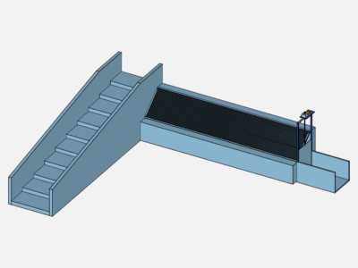 Weir Fish Ladder by 13181147767 | SimScale