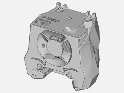 Stealthburner CR10 toolhead by maca_pavel_uqk | SimScale