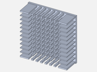 Heat Sink Simulation By Nshk Simscale