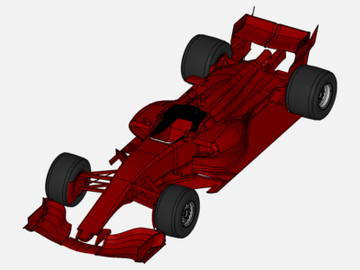 F1 car by a111026 | SimScale