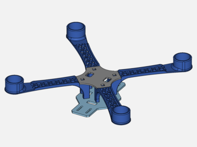 Drone Frame By Wxvq7 Simscale