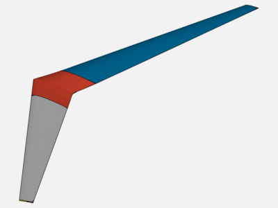 Flying wing by brendanmarsden | SimScale