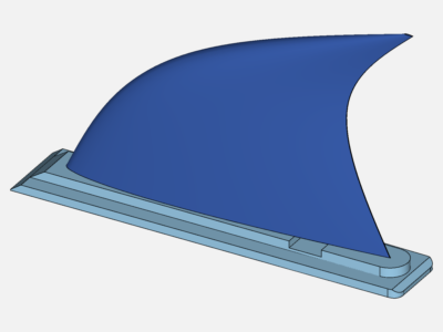 Fin test in water - Copy by siltoon1 | SimScale