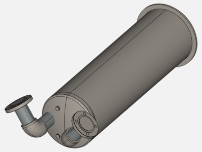 Vertical Vessel - Diesel Filter by Ptss_CAD | SimScale