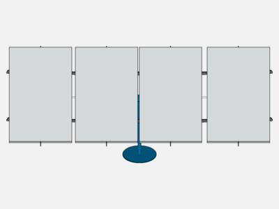 Solar Panel- Wind Analysis - Copy - Copy by fstephanos | SimScale