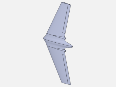 Flying Wing by markhoffmann20 | SimScale