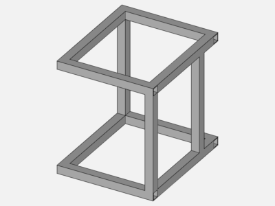 Steel Frame Drop Test by Oliver_S | SimScale
