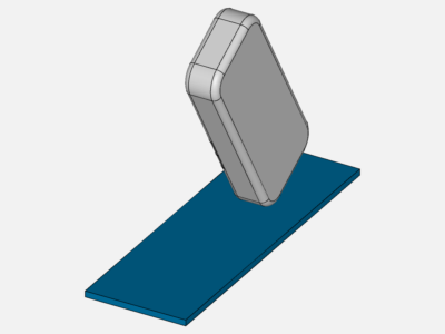 Mobile Phone Drop Simulation by hjc20 | SimScale