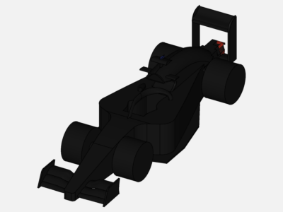 Proper F1 car CFD by sai0009 | SimScale