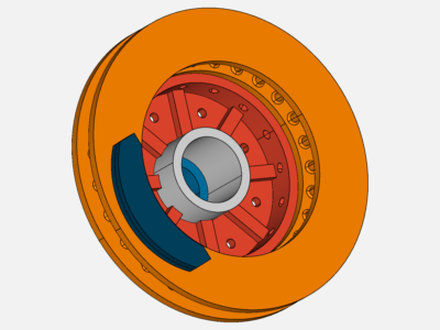 Brake Rotor Assembly analysis by aryanmohan81 | SimScale