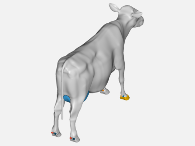 Aerodynamics of a cow by JohnathanWhite | SimScale