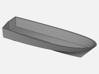 Boat Hull simulation by clivekmuso | SimScale