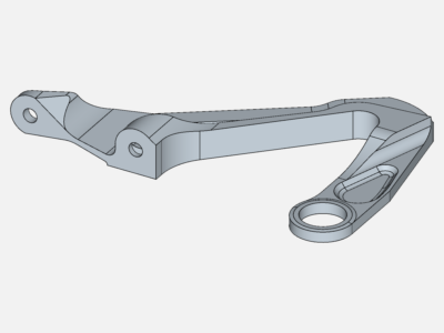 Aircraft Engine Bearing Bracket by cdionisio | SimScale