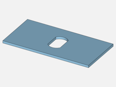 Caso 5: furo retângulo arredondado slot by PabloKaueAlves | SimScale