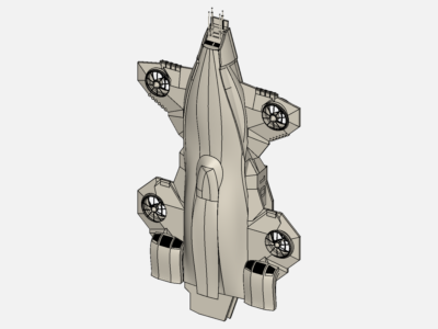 Helicarrier Aerodynamics Test by ByAdLa | SimScale