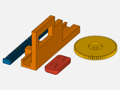 stress analysis on rack and pinion by ael_moazen | SimScale