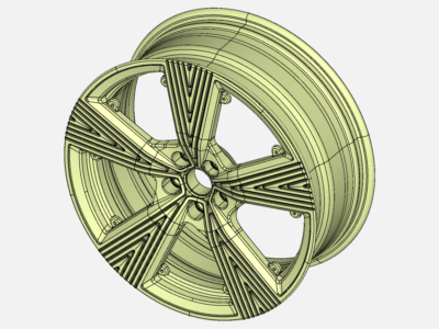 Wheel Rim by ryanr | SimScale