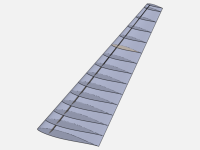 Wing Load Simulation by mohameds24 | SimScale...