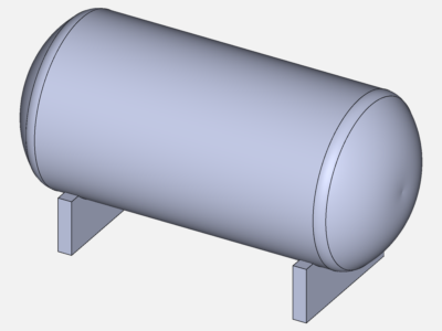 Horizontal Diesel Tank by jpomarolli | SimScale