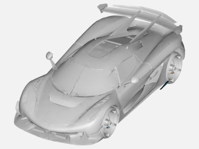Most aero dynamic car by harrison_gorgas | SimScale...