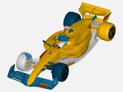 F1-75 Ferrari simulation airdrag by BITXO | SimScale