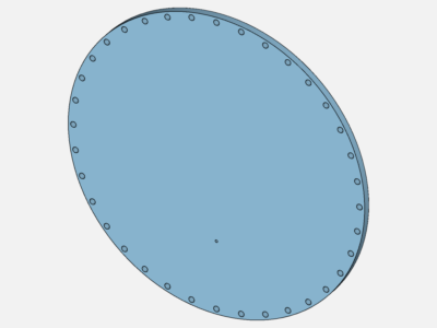 Projeto flange - FFE - 2 by blaender | SimScale