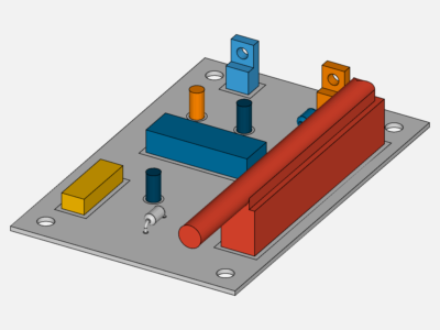 PCB -thermal stress analysis by adelahmed | SimScale