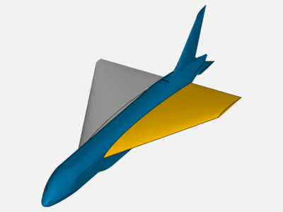 FEA Analysis on Aircraft Structure with Delta Wing by nuvahuja1 | SimScale
