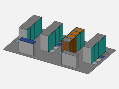 CRAC unit in data center by Soneryildirim | SimScale
