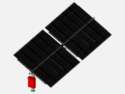 Solar tracker by shakevasiv | SimScale