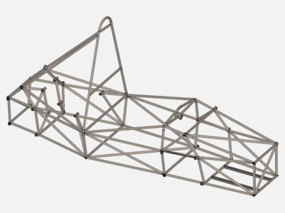 FSAE chassis by abdelrhmanrefa | SimScale