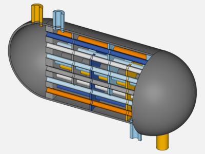 heat exchanger-shell and tube - by ASHMITCHARMORE | SimScale