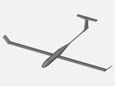 tube and wing glider by tjiang | SimScale