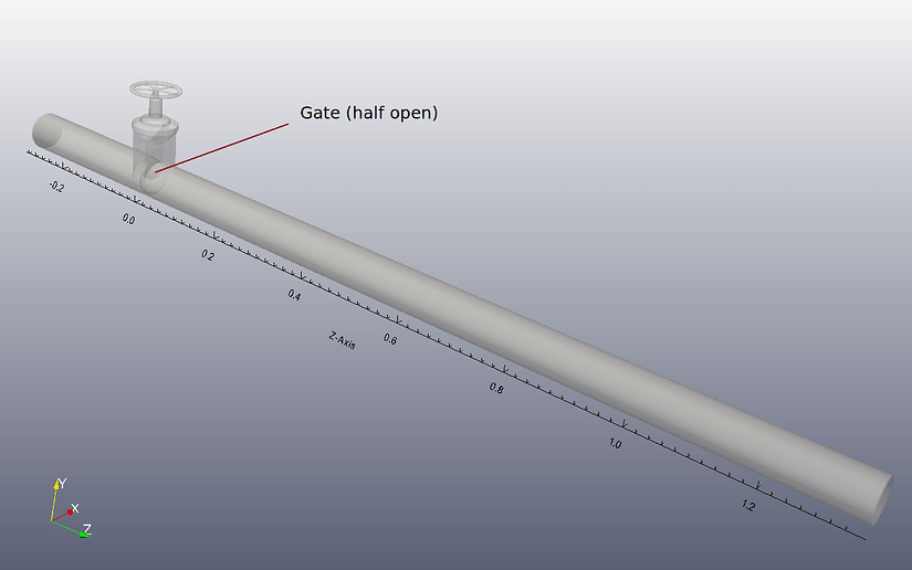 Analysis of Water Flow through a Gate Valve with CFD by A...