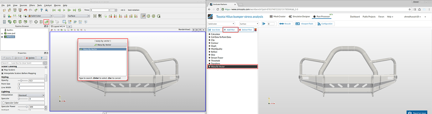 FEA post-processing guide (using online post-processor and local ...