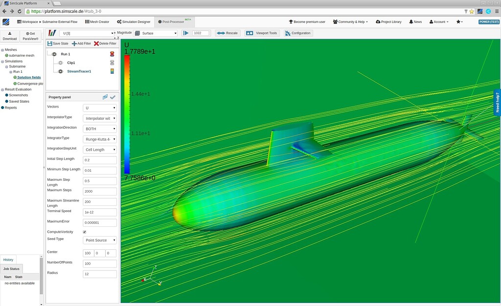 CFD - Rudder Hydrodynamics - Project Support - SimScale CAE Forum
