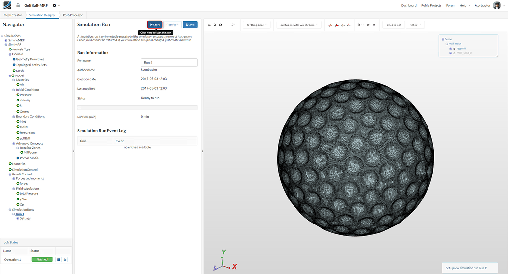 Implementing the Moving Reference Frame (MRF) Approach - Fluid Flow ...