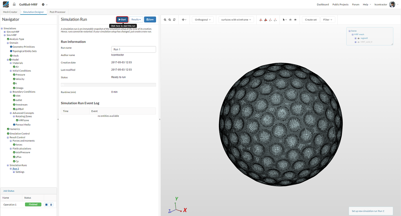 Implementing the Moving Reference Frame (MRF) Approach - Fluid Flow / CFD - SimScale CAE Forum