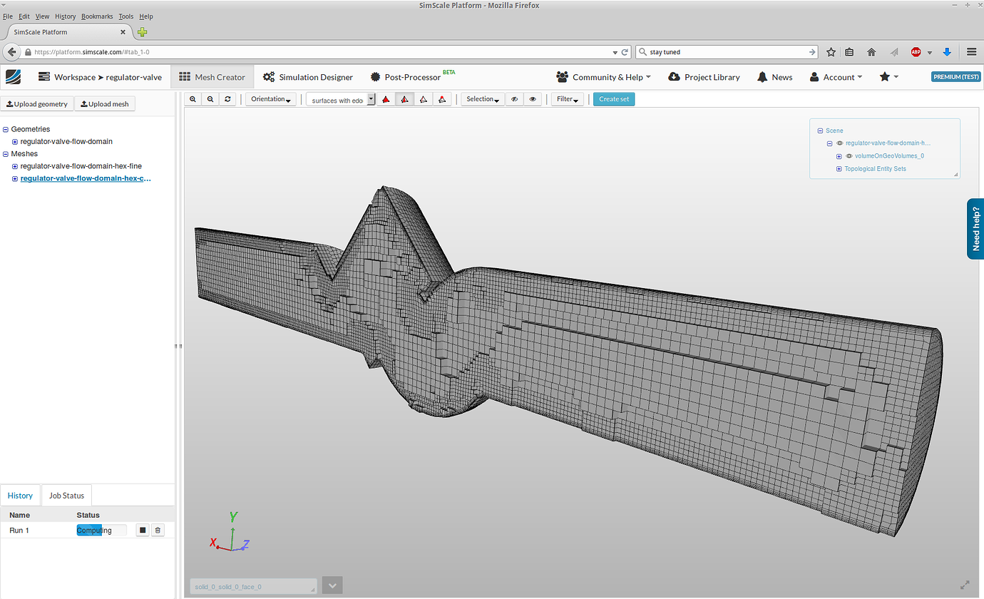 CFD Smulation of Turbulent Flow in a Regulator Valve by dheiny | SimScale