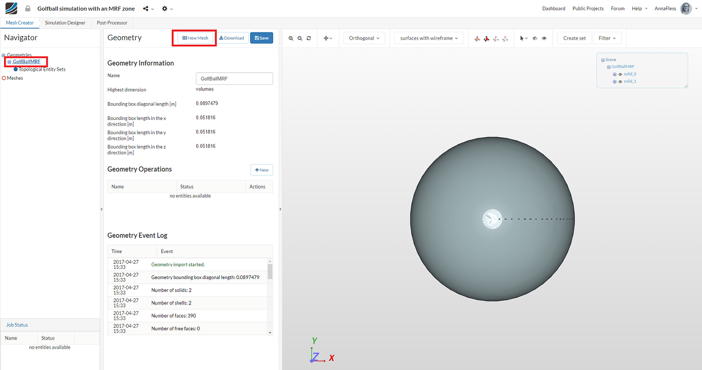 Implementing the Moving Reference Frame (MRF) Approach - Fluid Flow ...