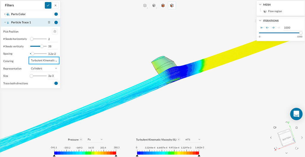 Solution Filed-Turbulent kinematic vescosity - Fluid Flow / CFD - SimScale CAE Forum