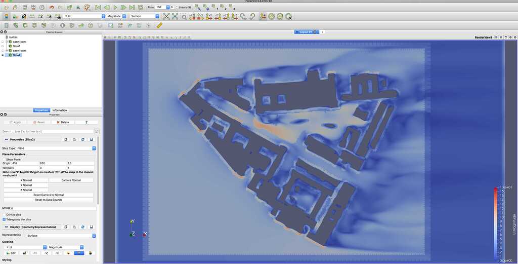 Wind study, problem with mesh refinement and postprocessing in paraview - Project Support ...