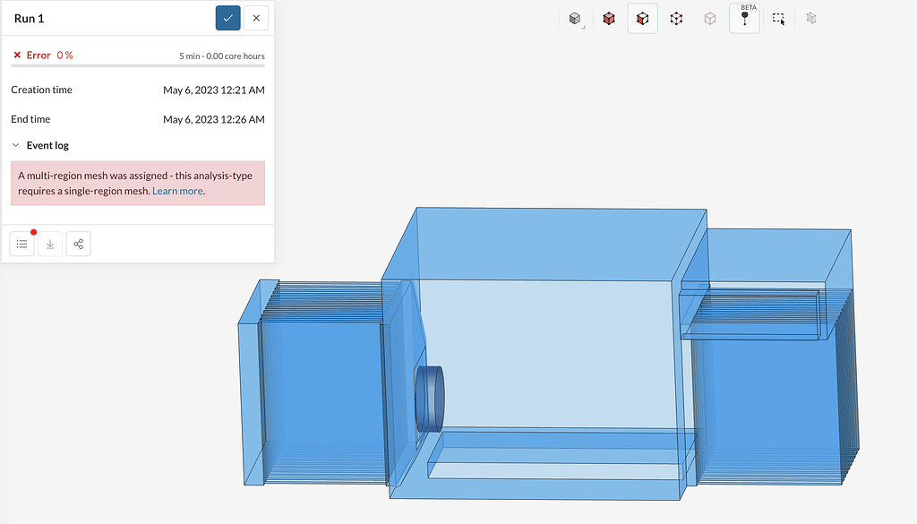 Error multiregion mesh using fan momentun - Fluid Flow / CFD - SimScale CAE Forum