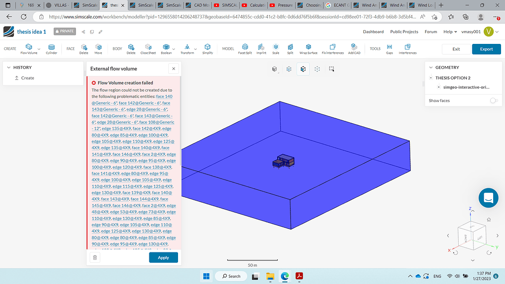 Cant set up external flow - Fluid Flow / CFD - SimScale CAE Forum