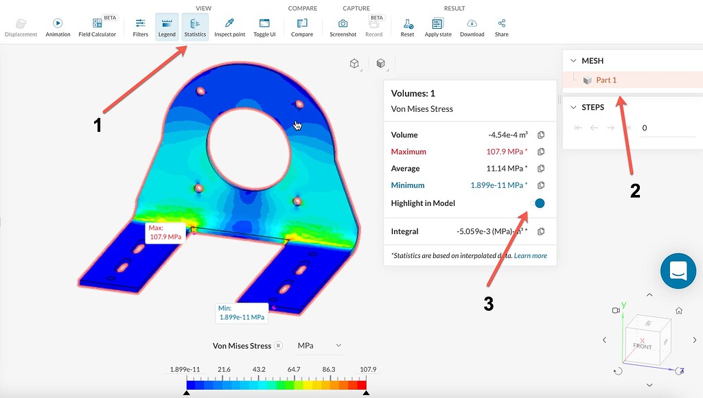 How to visualize the maximum/minimum value of a field inside the post ...