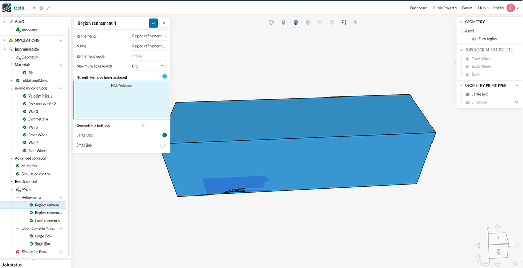 Subdomain error/ Vehicle simulation set up - Project Support - SimScale CAE Forum