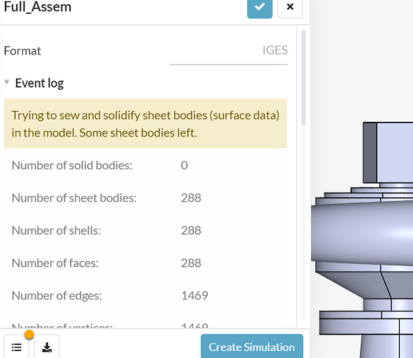 Sheet Body Detected - Project Support - SimScale CAE Forum