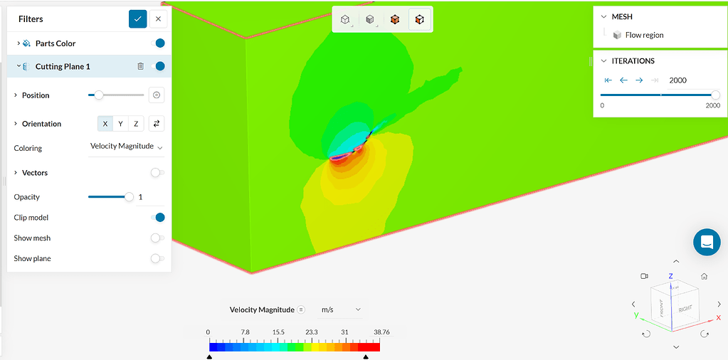 The CFD only works on the outer area of the flow region not on my ...